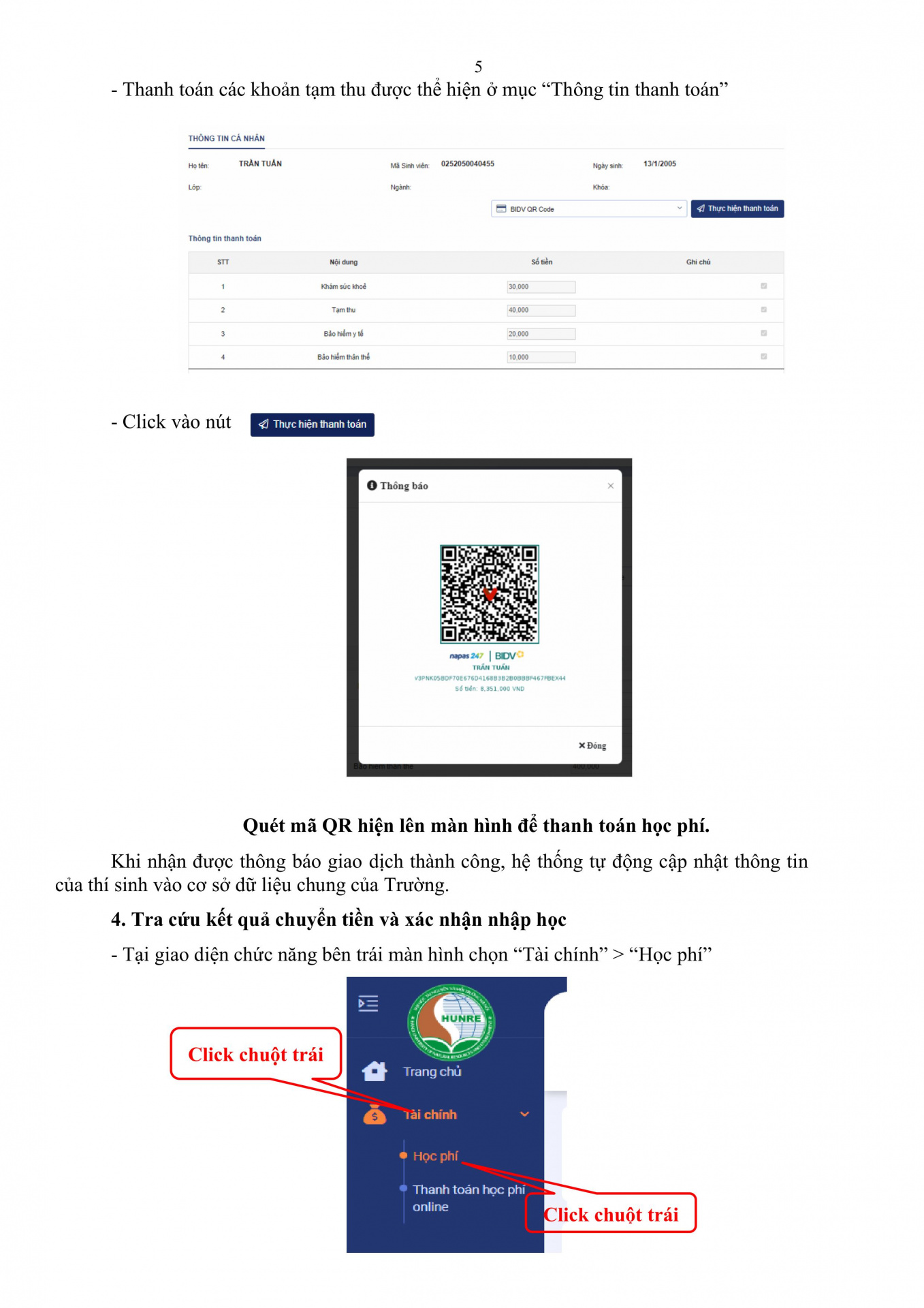 Hướng dẫn nhập học trực tuyến đối với thí sinh trúng tuyển trình độ đại học chính quy năm 2025